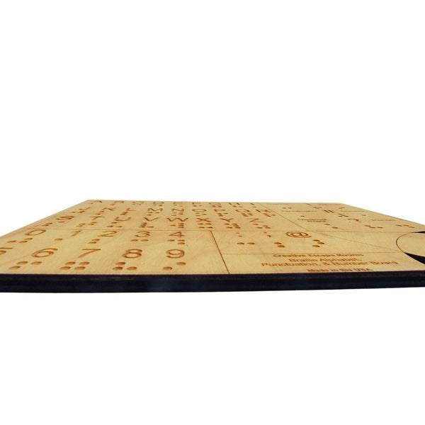 Braille Alphabet, Punctuation, & Number Board for the Sighted - Toytoise